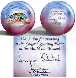 Brunswick Viz-A-Ball Joyce Deitch Bowling Ball - 123Bowl