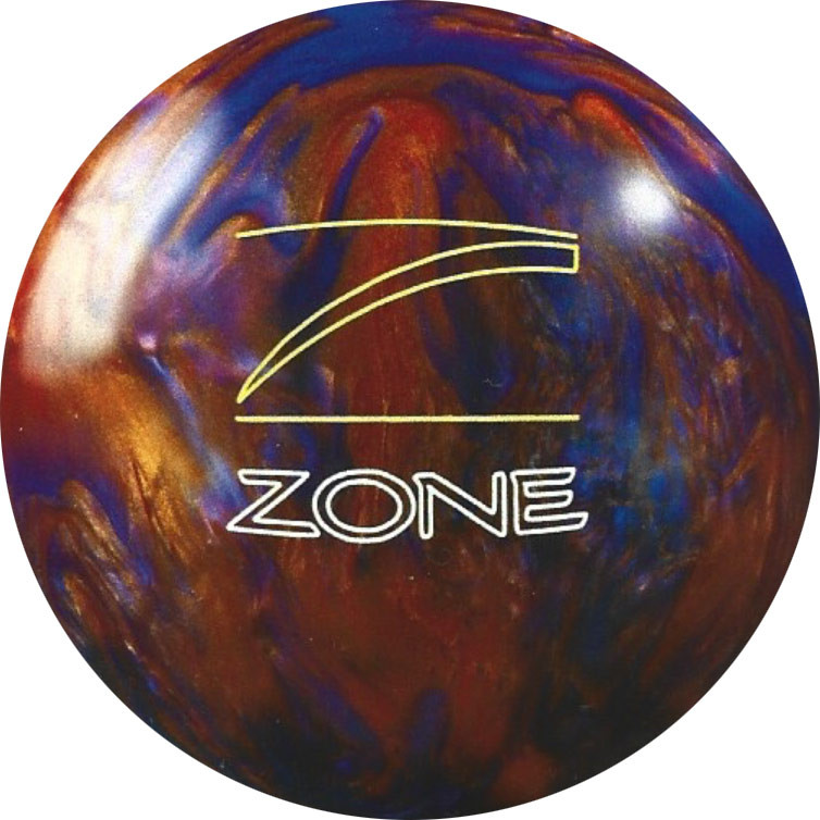 Brunswick Blue Pearl Orange Pearl Target Zone Bowling Ball - 123Bowl