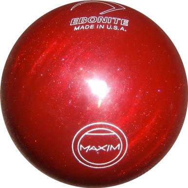 Ebonite Maxim Red Sparkle Bowling Ball - 123Bowl