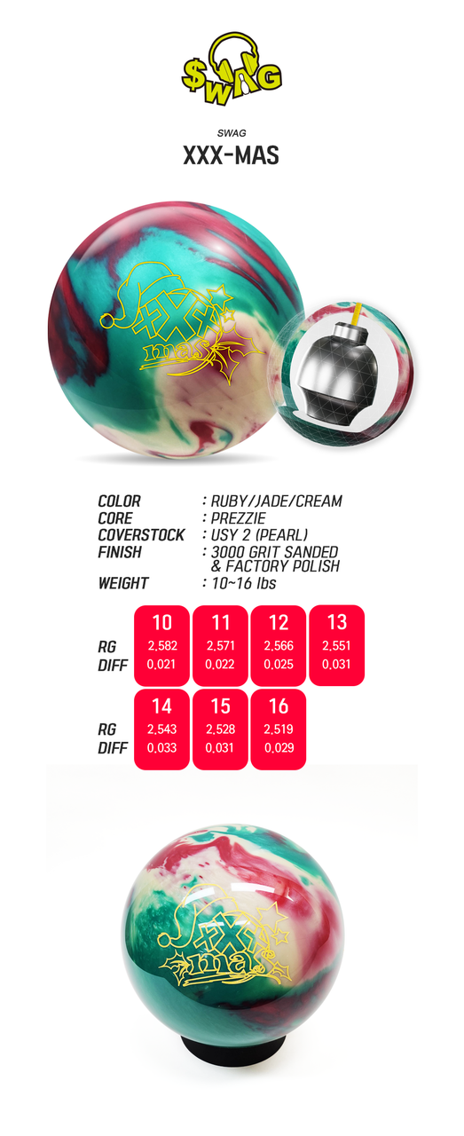 Lord Field Swag XXX Mas Bowling Ball - 123Bowl