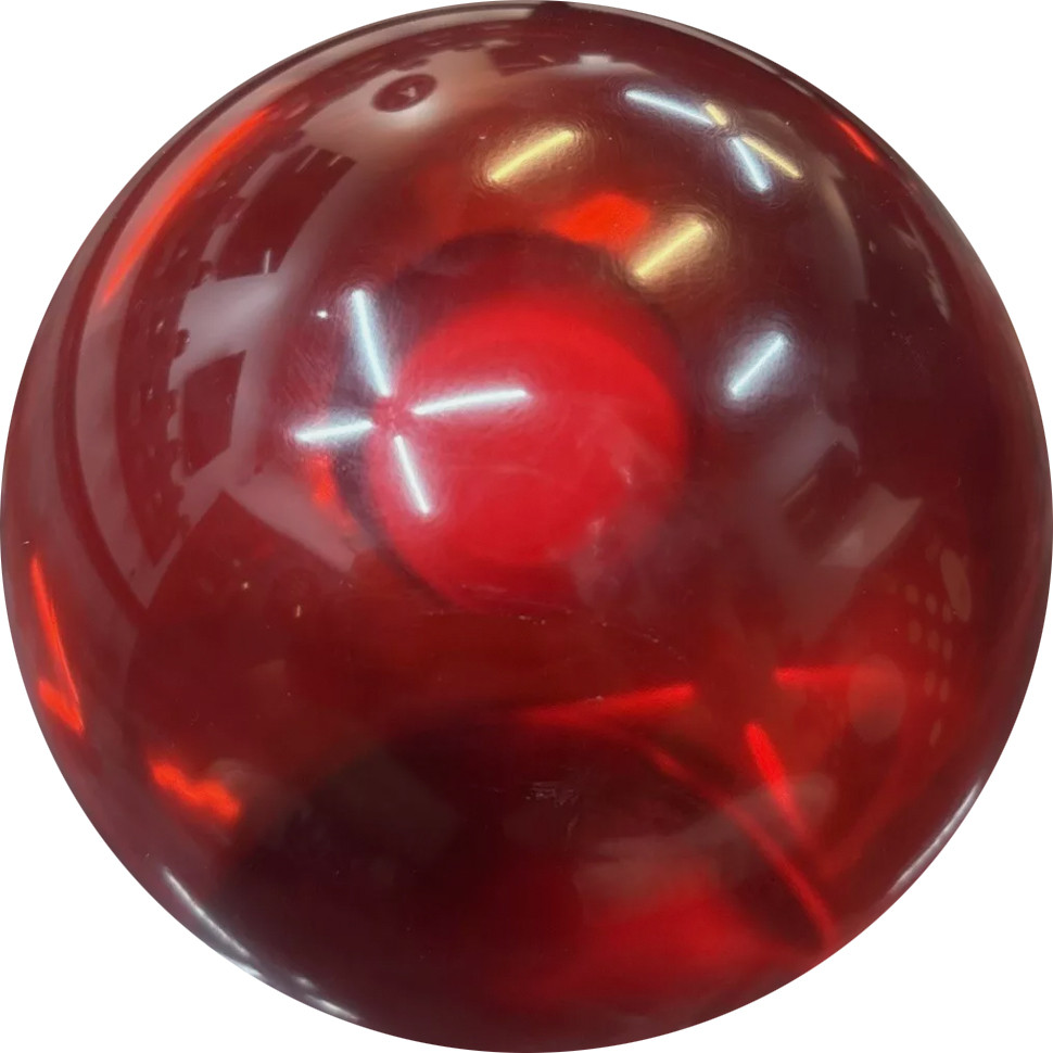 Crysron Acrylic Red Bowling Ball - 123Bowl