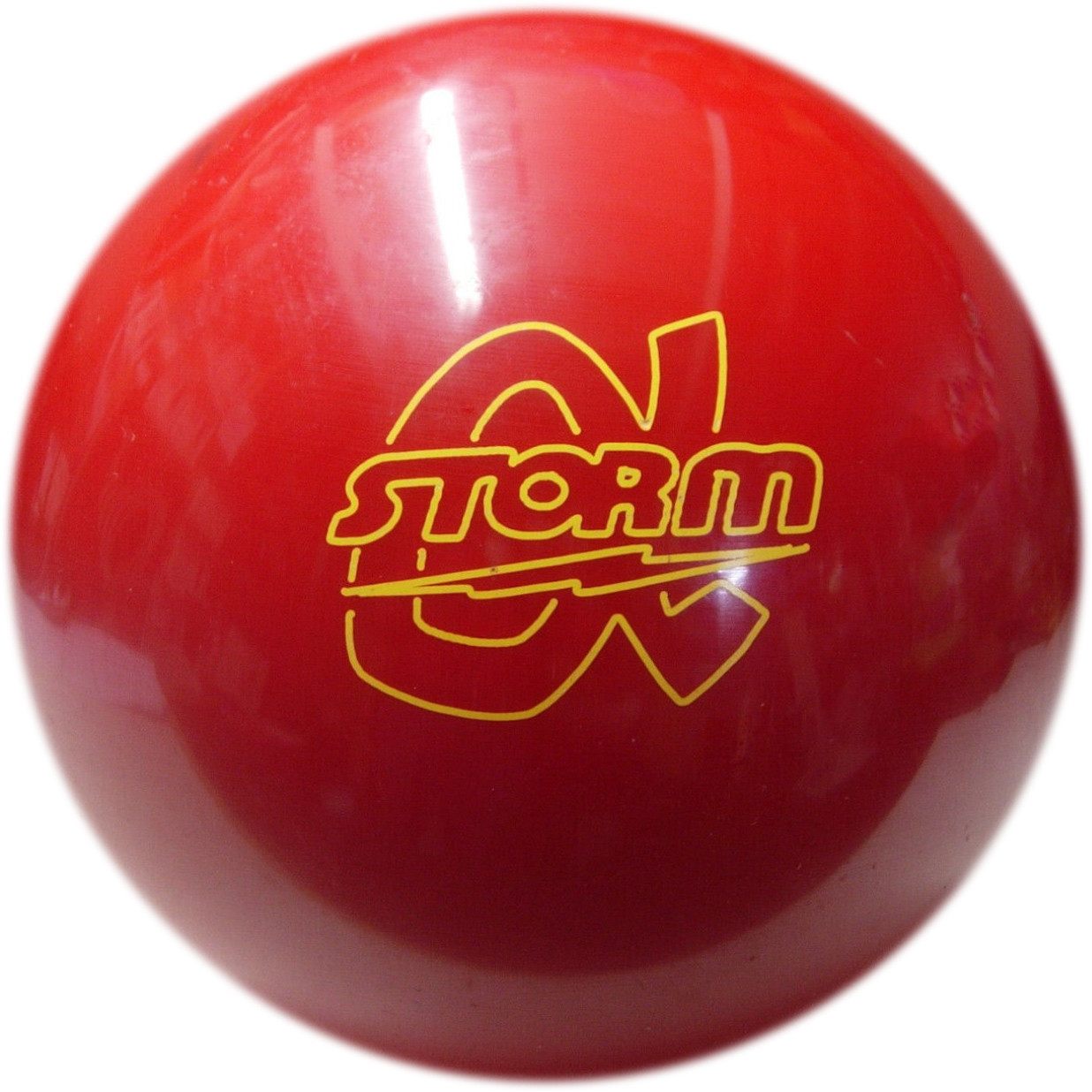 Red Bowling Ball Storm
