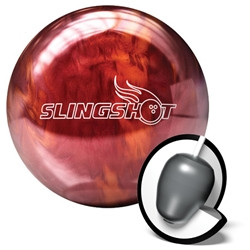 Brunswick Slingshot Red / Orange Bowling Ball - 123Bowl