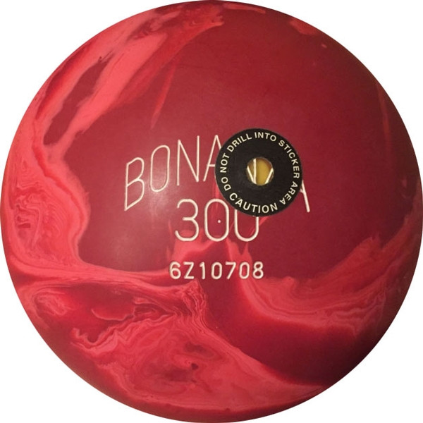 Bonanza 300 Pulse Red Solid Bowling Ball - 123Bowl