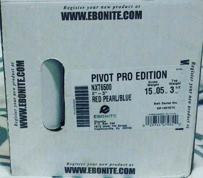Ebonite Pivot Pro Edition Bowling Ball - 123Bowl