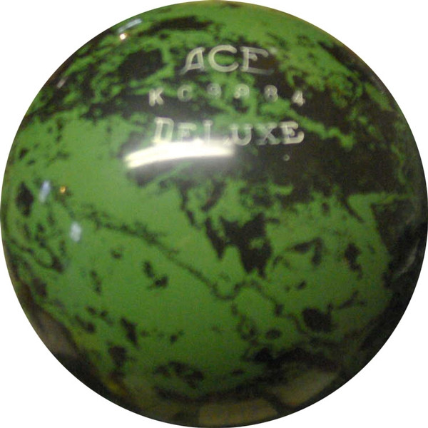 Ace Deluxe Green Bowling Ball - 123Bowl