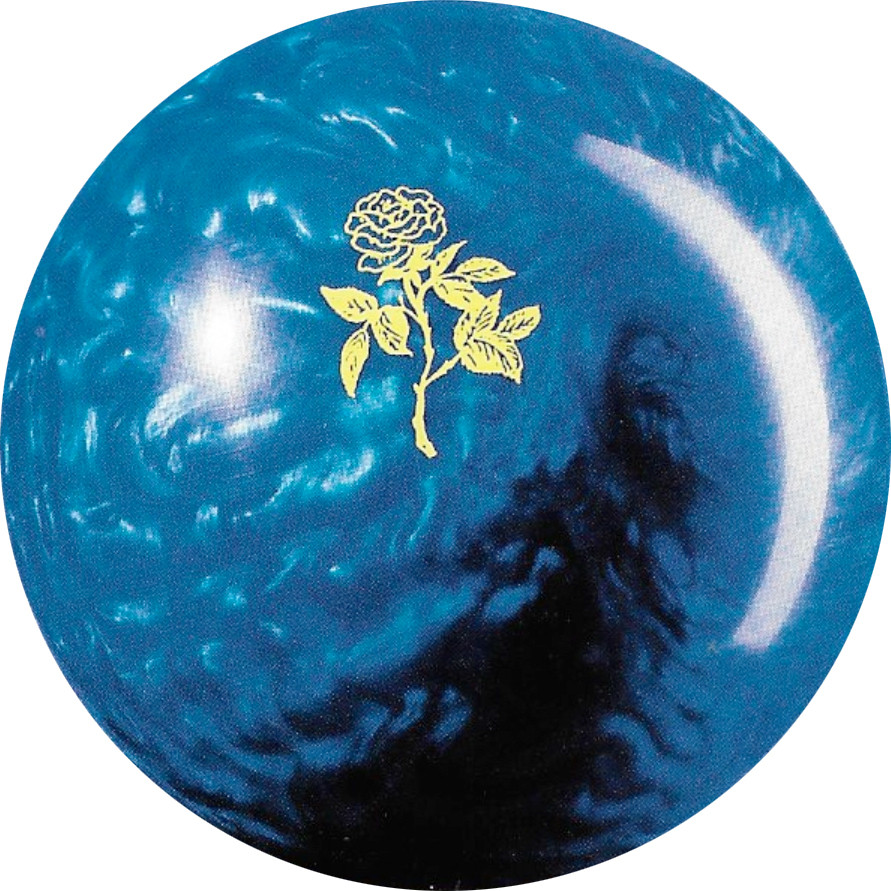 Ebonite Blue Lady Rose Gyro I Bowling Ball - 123Bowl