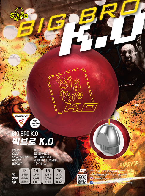 Lord Field Swag Big Bro KO Bowling Ball - 123Bowl