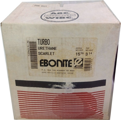 Ebonite Turbo Scarlet Pearl Bowling Ball - 123Bowl
