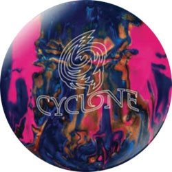 Ebonite Cyclone Navy/Pink/Gold Bowling Ball - 123Bowl