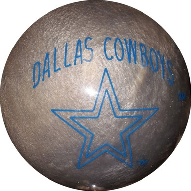 Brunswick Dallas Cowboy Silver Sparkle bowling ball - 123Bowl