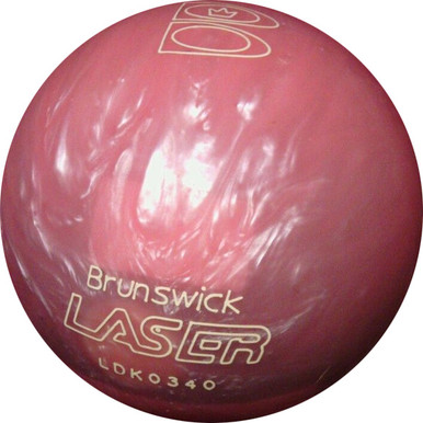 Brunswick Pastel Pink Laser Bowling Ball - 123Bowl