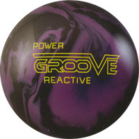 Brunswick Power Groove Black/Purple Solid Bowling Ball - 123Bowl