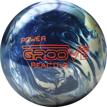 Brunswick Power Groove Blue/Ivory Bowling Ball - 123Bowl