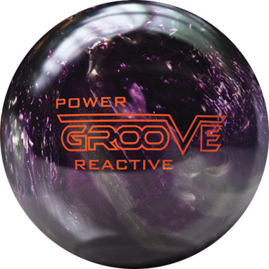 Brunswick Power Groove Purple/Silver Bowling Ball - 123Bowl