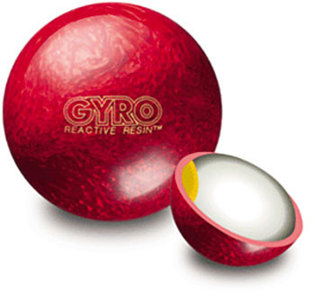 Ebonite Gyro Red Pearl Bowling Ball - 123Bowl