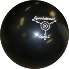 Ebonite Gyro I Black Hard Rubber Bowling Ball - 123Bowl