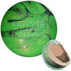Hammer Raw Hammer Toxic Bowling Ball - 123Bowl
