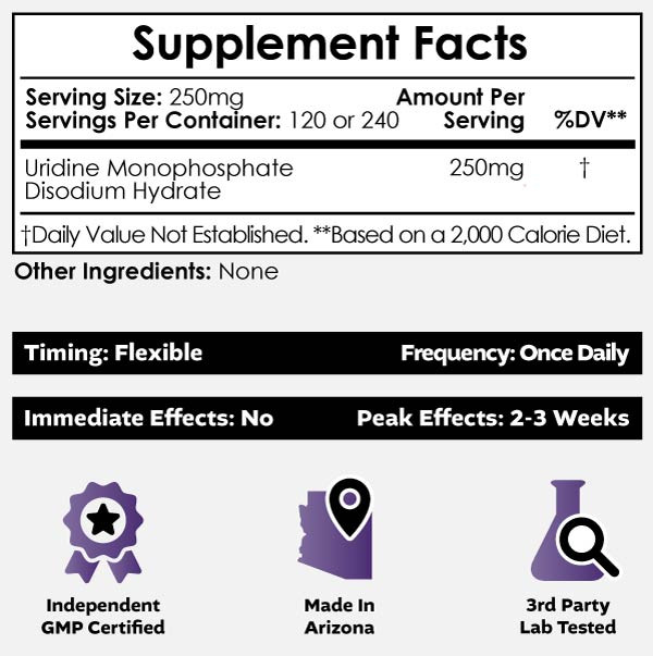 Buy Uridine Monophosphate Powder | Read Reviews and Benefits