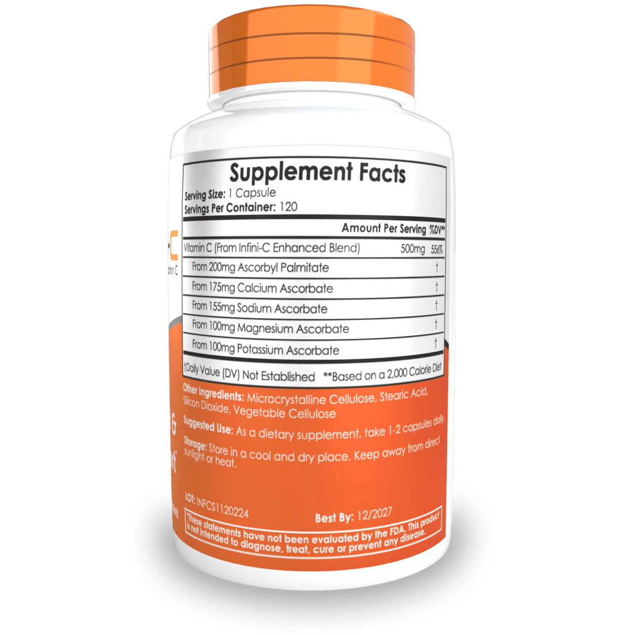 Infini-C Capsules | Optimized Vitamin C - Nootropics Depot