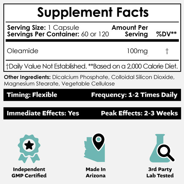 Buy Oleamide Capsules | Read Oleamide Reviews and Benefits