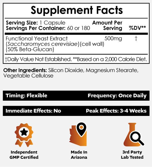 Buy Yeast Extract Capsules | Immune Health Supplement