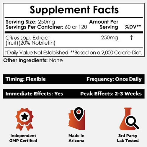 Buy Nobiletin Extract Powder | Read Nobiletin Reviews