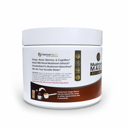 Mushroom Magic Advanced Powder Blend | Five Mushroom Adaptogen Blend ...
