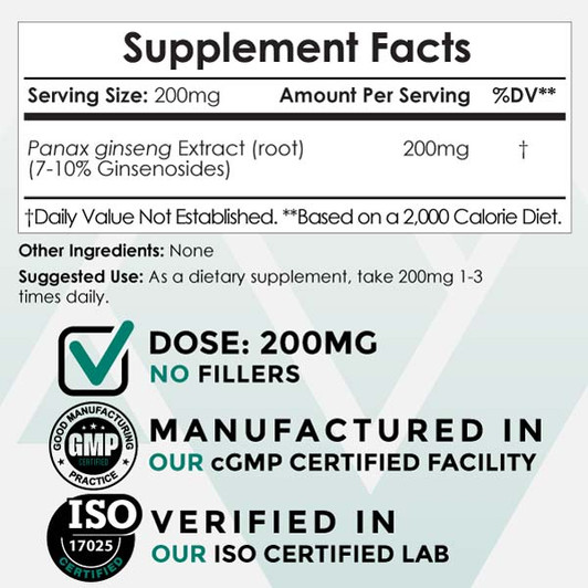 Buy GS15-4 Panax Ginseng Capsules | Ginseng Benefits, Dosage and Reviews