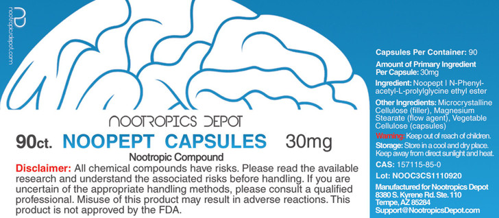 Buy Noopept Capsules | Nootropics Depot