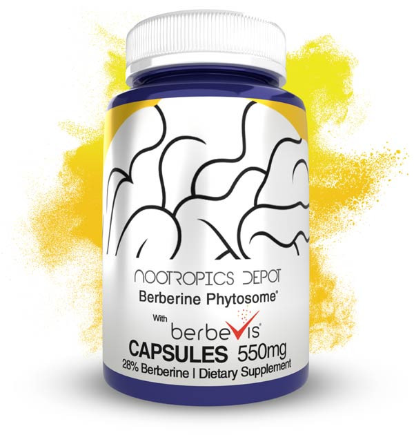 Berberine Phytosome Capsules | 550mg | High Bioavailability Berberine | Berbevis | Berberis ...