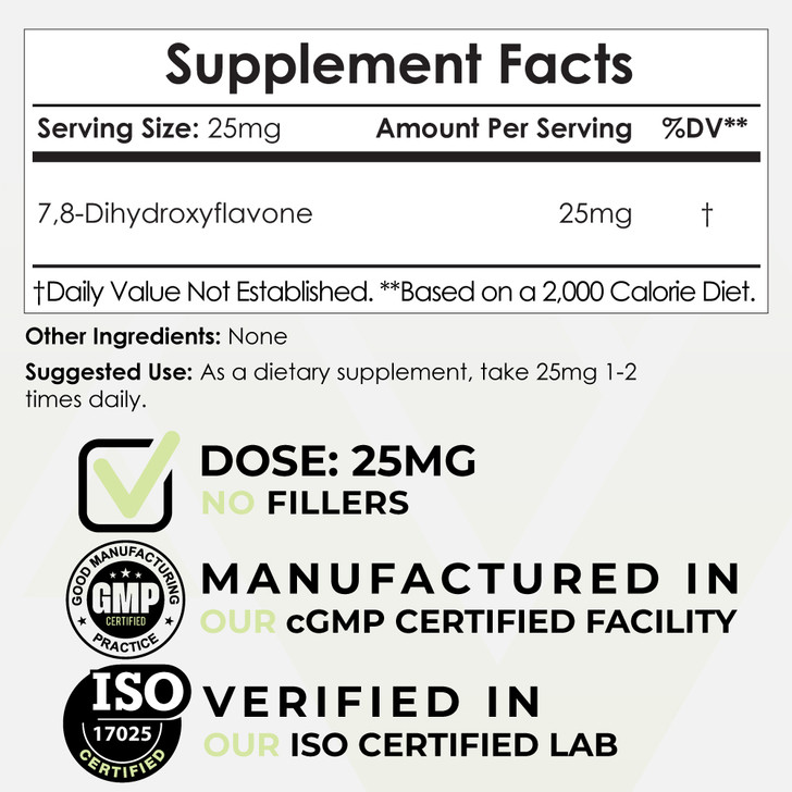 Buy 7,8-Dihydroxyflavone Powder | 7,8 DHF Benefits and Reviews