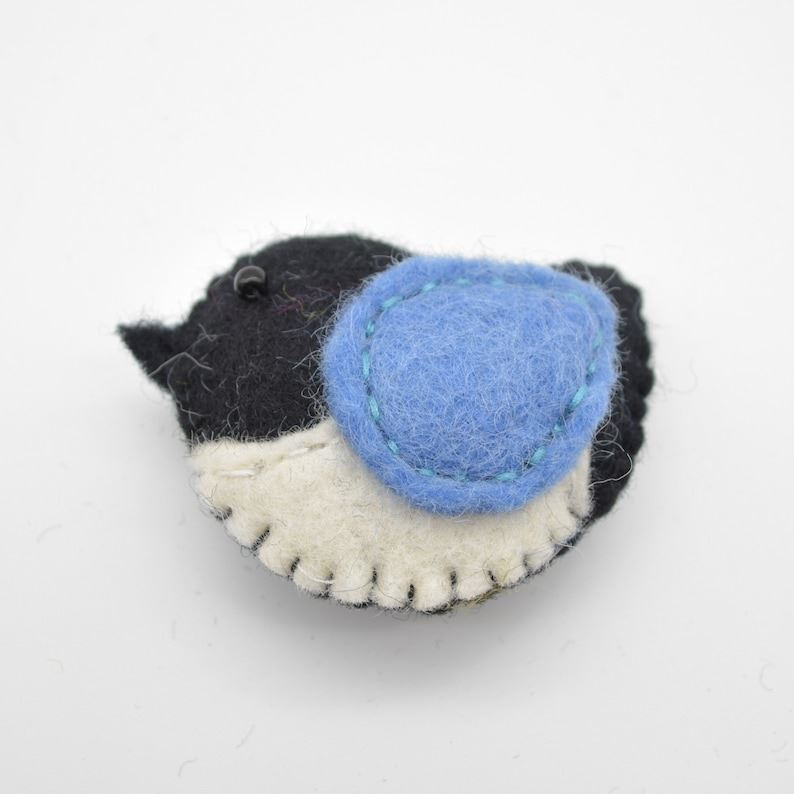 100% Wool Felt Birds - 8 assorted felt birds - OrientalDirect.co.uk