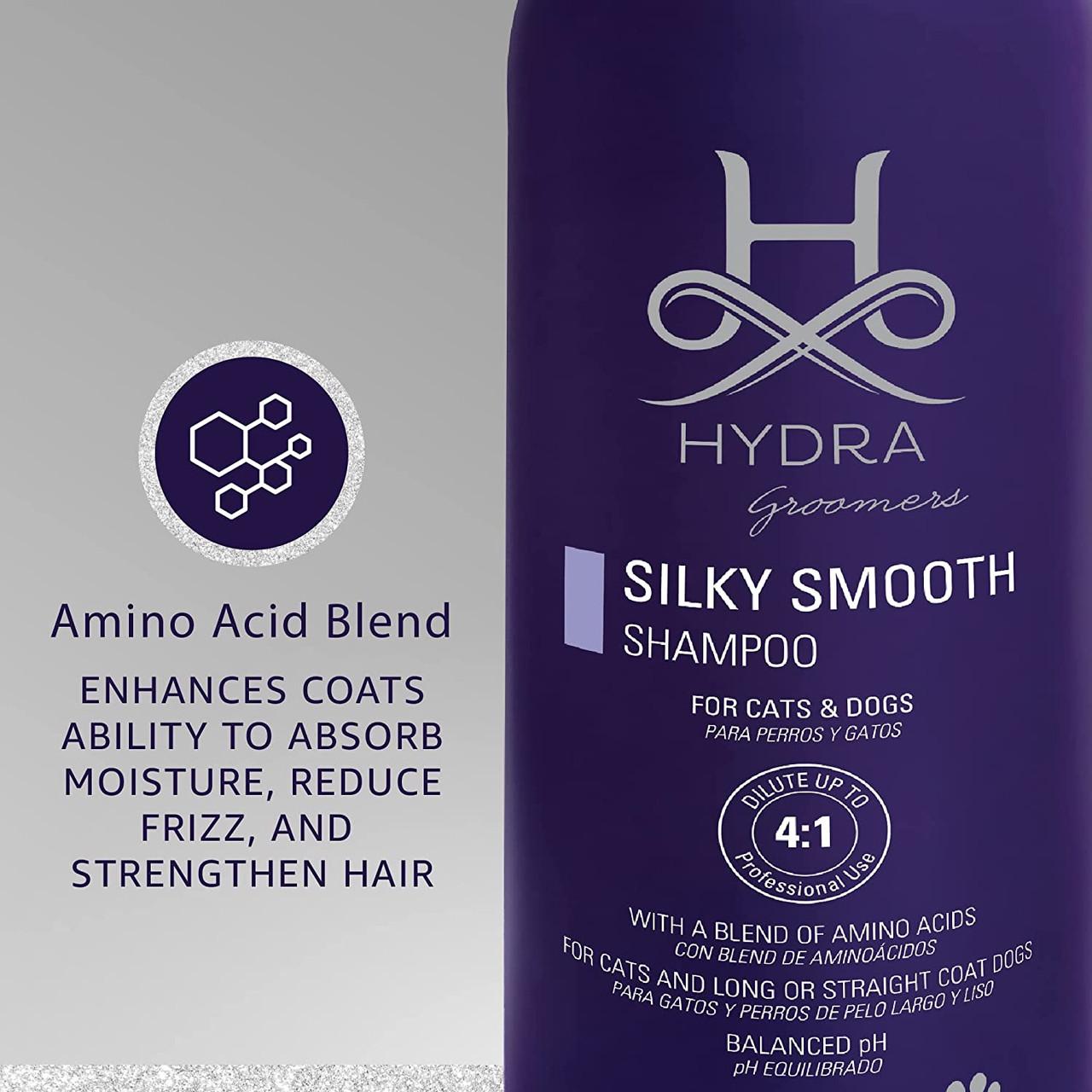 Hydra Silky Smooth Shampoo 33.8 fl. oz.- Love Groomers