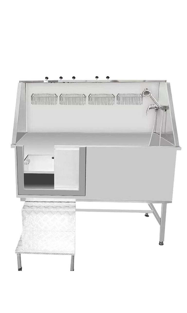 Groomer Essentials 60" Left Walk-In Tub | Love Groomers