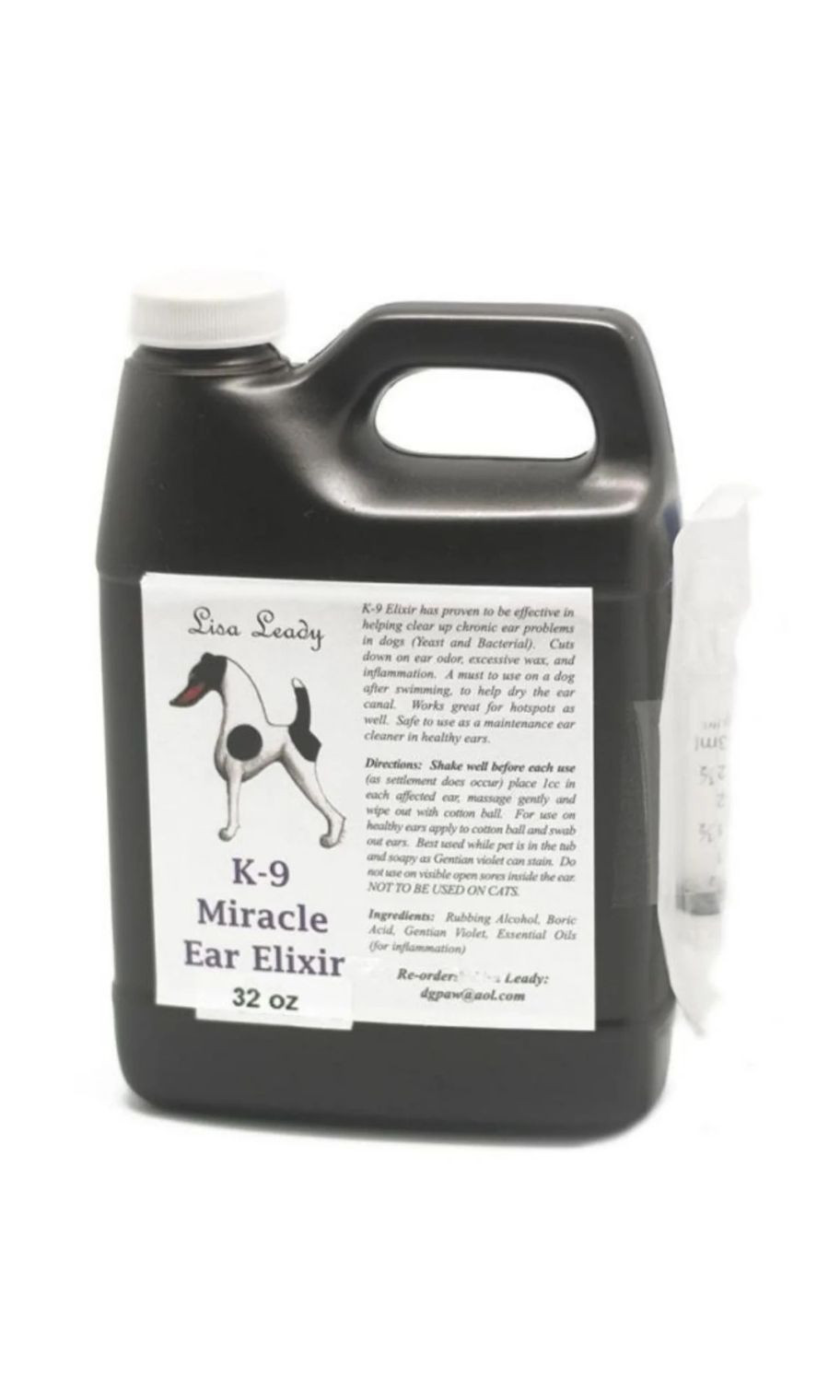 Lisa Leady K-9 Miracle Ear Elixir