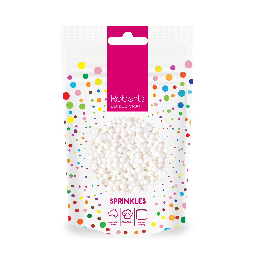 White Non Pareils Sprinkles