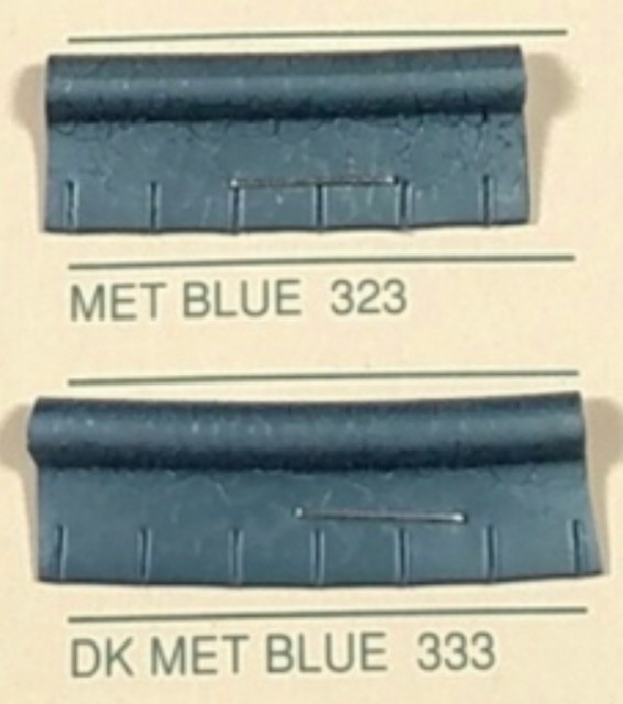 Embossed Snipped Seat Welt Dk Met Blue - Sold by the CONTINUOUS YARD ...