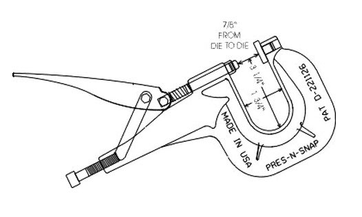 Hoover Pres-N-Snap Tool - J & J Auto Fabrics