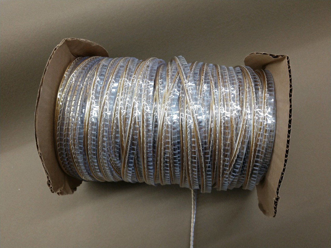 Gold-2 Tinsel Seat Welt - Sold by the CONTINUOUS YARD! - J & J Auto Fabrics
