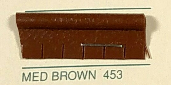 Embossed Snipped Seat Welt 453 Medium Brown - Sold by the CONTINUOUS ...
