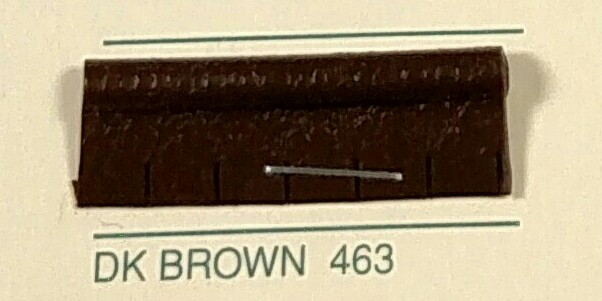 Embossed Snipped Seat Welt 463 Dark Brown - Sold by the CONTINUOUS YARD ...