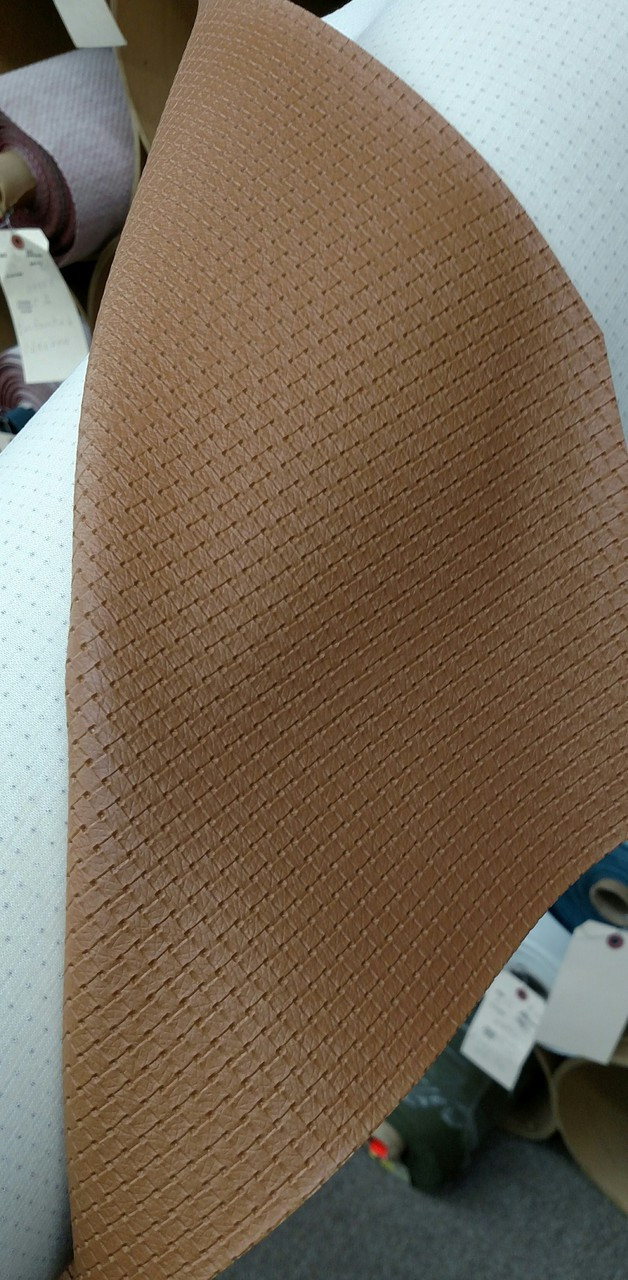 Woven Pattern Tan Vinyl 54" - Sold by the CONTINUOUS YARD! - J & J Auto ...