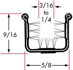 WINDOW CHANNEL TYPES - Page 1 - J & J Auto Fabrics