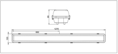 LED Tube Weatherproof Emergency Batten