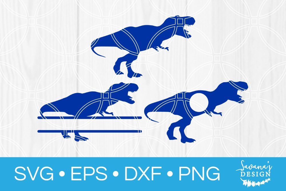 T Rex SVG - SVG EPS PNG DXF Cut Files for Cricut and Silhouette Cameo ...