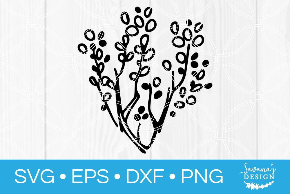 Branch SVG - SVG EPS PNG DXF Cut Files for Cricut and Silhouette Cameo ...