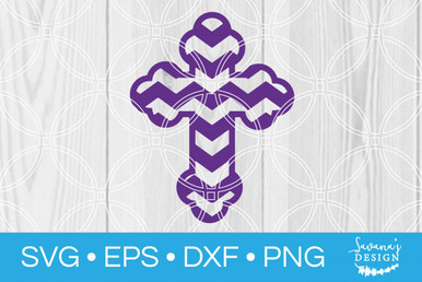 Cross SVG v2 - SVG EPS PNG DXF Cut Files for Cricut and Silhouette Cameo by SavanasDesign