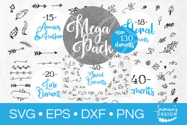 Element SVG Bundle - SVG EPS PNG DXF Cut Files for Cricut and ...