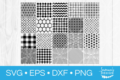 Background SVG Bundle - SVG EPS PNG DXF Cut Files for Cricut and ...